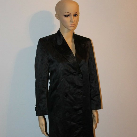 G&G | Jackets & Coats | Midnight Black Long Opera Swing Coat Size 6s ...